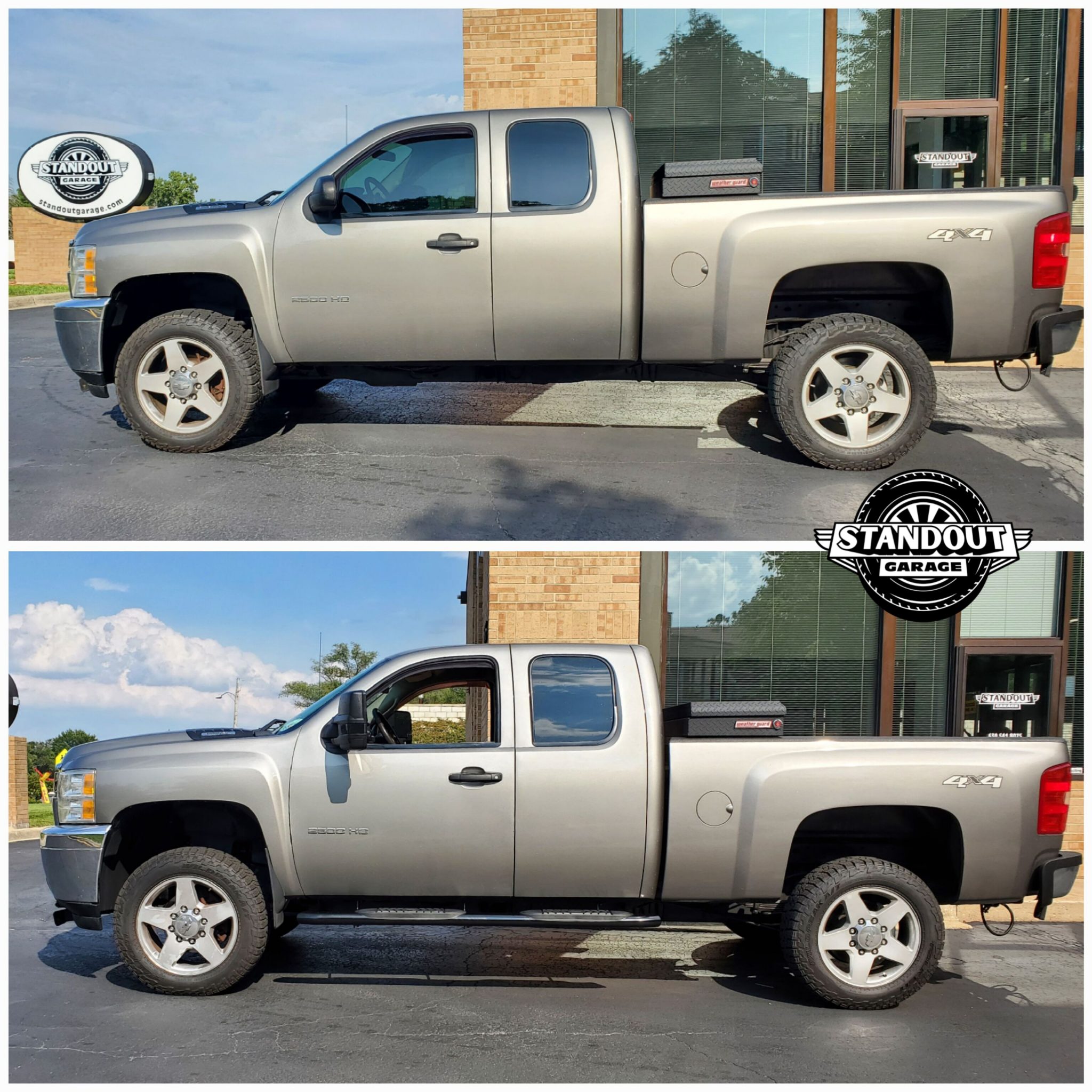 Chevy Silverado 2500 Leveling Kit, Steps & Mirrors - Standout Garage